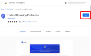 Fortect Browsing Protection will secure your Browser free
