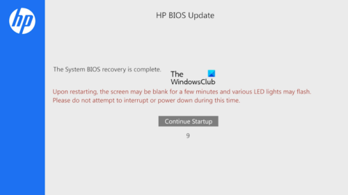 How to recover BIOS on laptop?