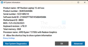 How to use HP System Event Utility in Windows 11