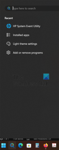 How to use HP System Event Utility in Windows 11