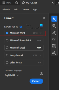 How to export InDesign document to Word