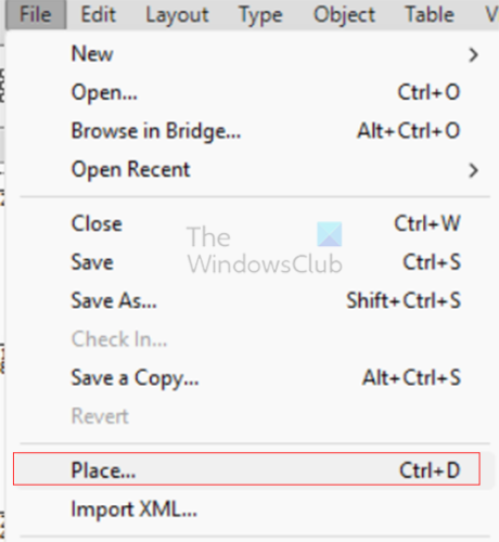 How to create a Table in InDesign
