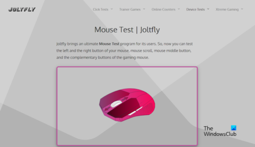 Best free online Mouse Tester Tools for Windows PC