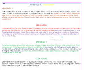 Link InDesign to Word for automatic update automatically
