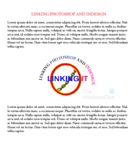 How to link Photoshop to InDesign for automatic updating
