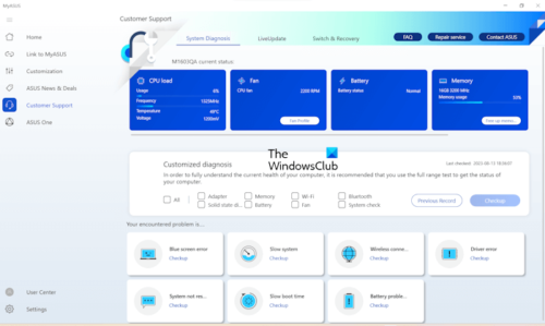 How to download and use MyASUS app on ASUS computers