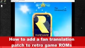 How to add a Translation Patch to a Game ROM