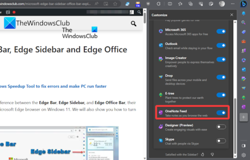 How to use the Note Sidebar in Microsoft Edge