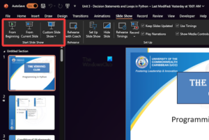 How to add Whiteboard in PowerPoint presentations