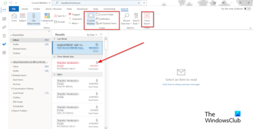 How to search for Emails with Attachments in Outlook