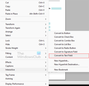 How to create fillable PDF forms in InDesign