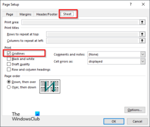 Excel not printing gridlines properly [Fix]