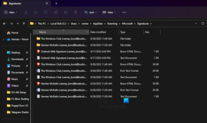 How to Import or Export Outlook Signatures