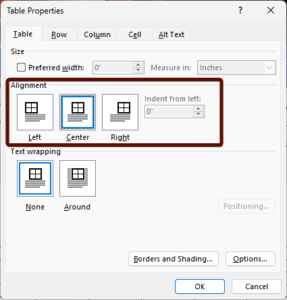 Microsoft Word Table not going to next page
