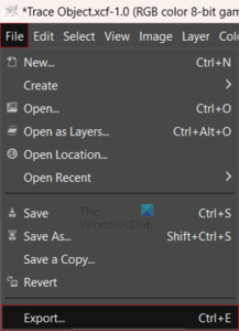 How to Trace an Image in GIMP