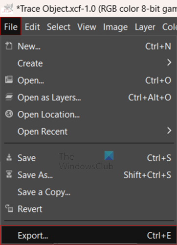 How to Trace an Image in GIMP