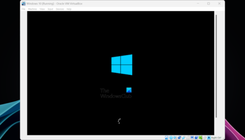 VirtualBox window stuck on Getting Ready or Boot logo