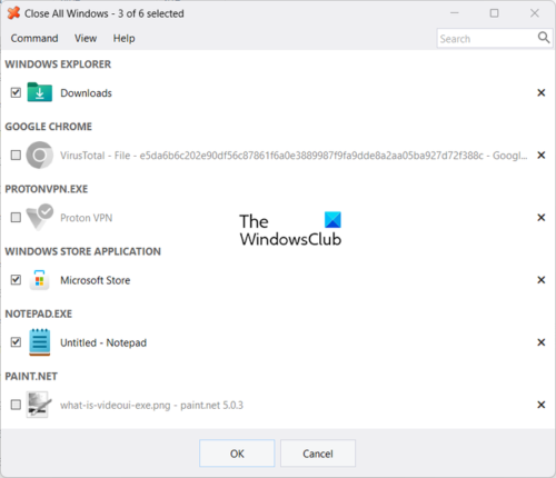 How to close running Apps on Windows 11