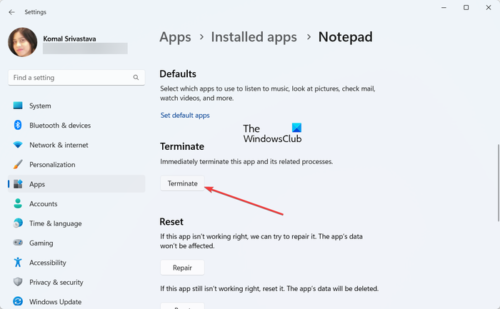 How to close running Apps on Windows 11