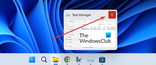 How to close running Apps on Windows 11