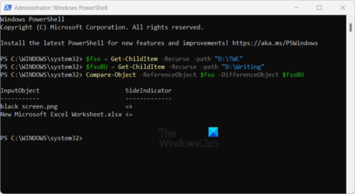How to compare two Folders in Windows 11/10?