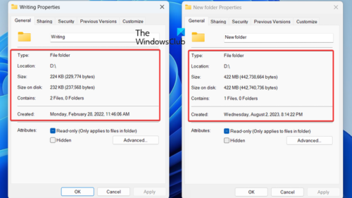 How to compare two Folders in Windows 11/10?