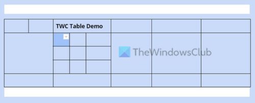 Create a Table within a Table in Word and Google Docs