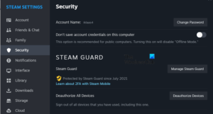 Fix Steam Error Code E87 while attempting to sign you in