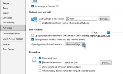 Something unexpected went wrong with this URL in Outlook