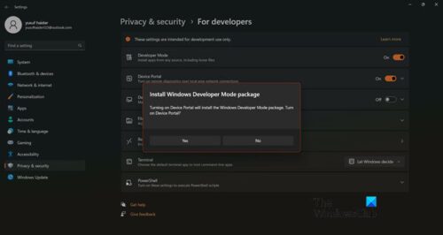 How To Enable Or Disable Device Portal In Windows 11