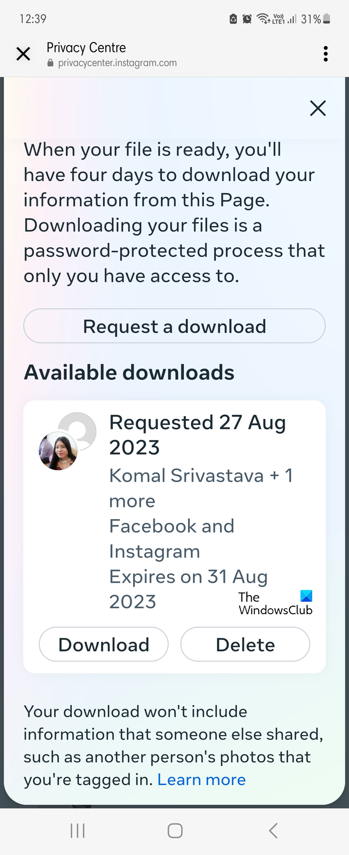How to recover and download Instagram Chats?