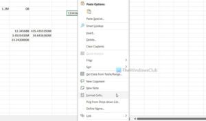 Format numbers in Thousands, Millions, or Billions in Excel