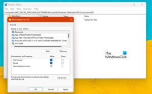 Error creating Key or Value, Cannot create value or key, Error writing to registry