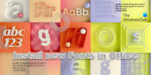 How to add new Fonts to Microsoft Office