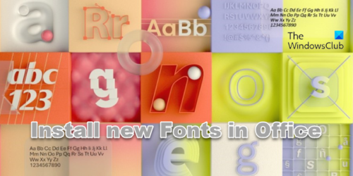 How to add new Fonts to Microsoft Office