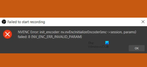 OBS Studio NVENC error on PC [Fix]