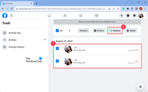 How to recover Deleted Facebook Posts?