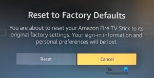 Amazon Firestick keeps restarting