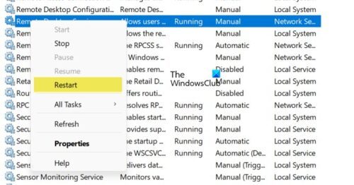 Remote Desktop sound not working in Windows 11