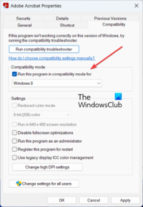 Adobe Acrobat DC not opening on Windows 11/10