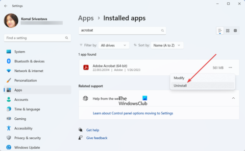 An internal error occurred Adobe Acrobat error