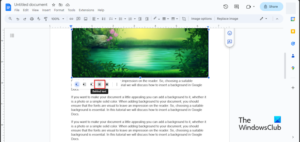 How to insert Background Image in Google Docs