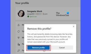 How to remove a User Profile from Microsoft Edge