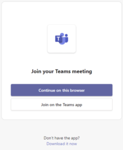How to join Microsoft Teams Meeting without an Account