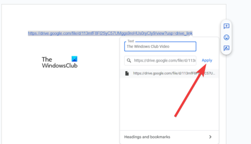 How to add a video on Google Docs.