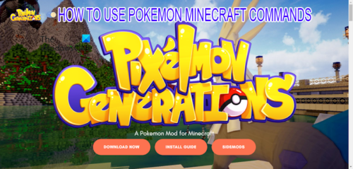 How to use Pokemon Minecraft commands