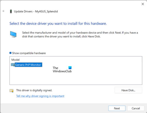 Second monitor detected but not displaying on Windows 11/10