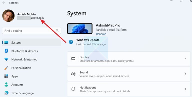 Where do I find my Microsoft account and Password?