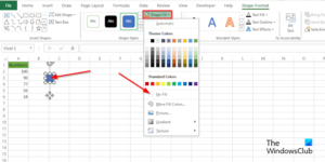 How to put a Circle around a Number in Excel
