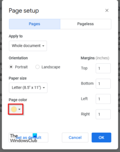 How to insert Background Image in Google Docs